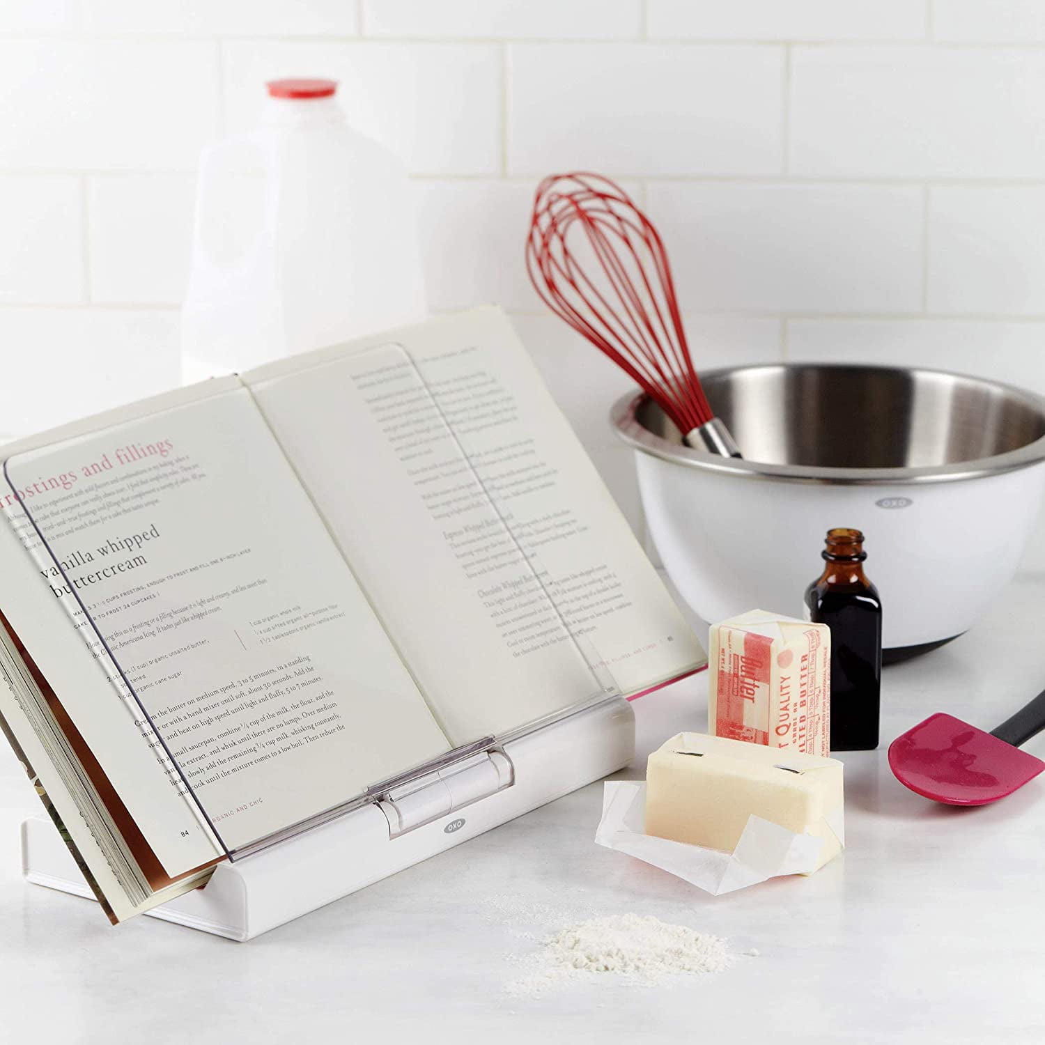 11-Inch Red Silicone Balloon Whisk Kitchen Cooking Baking Hand Mixer ...