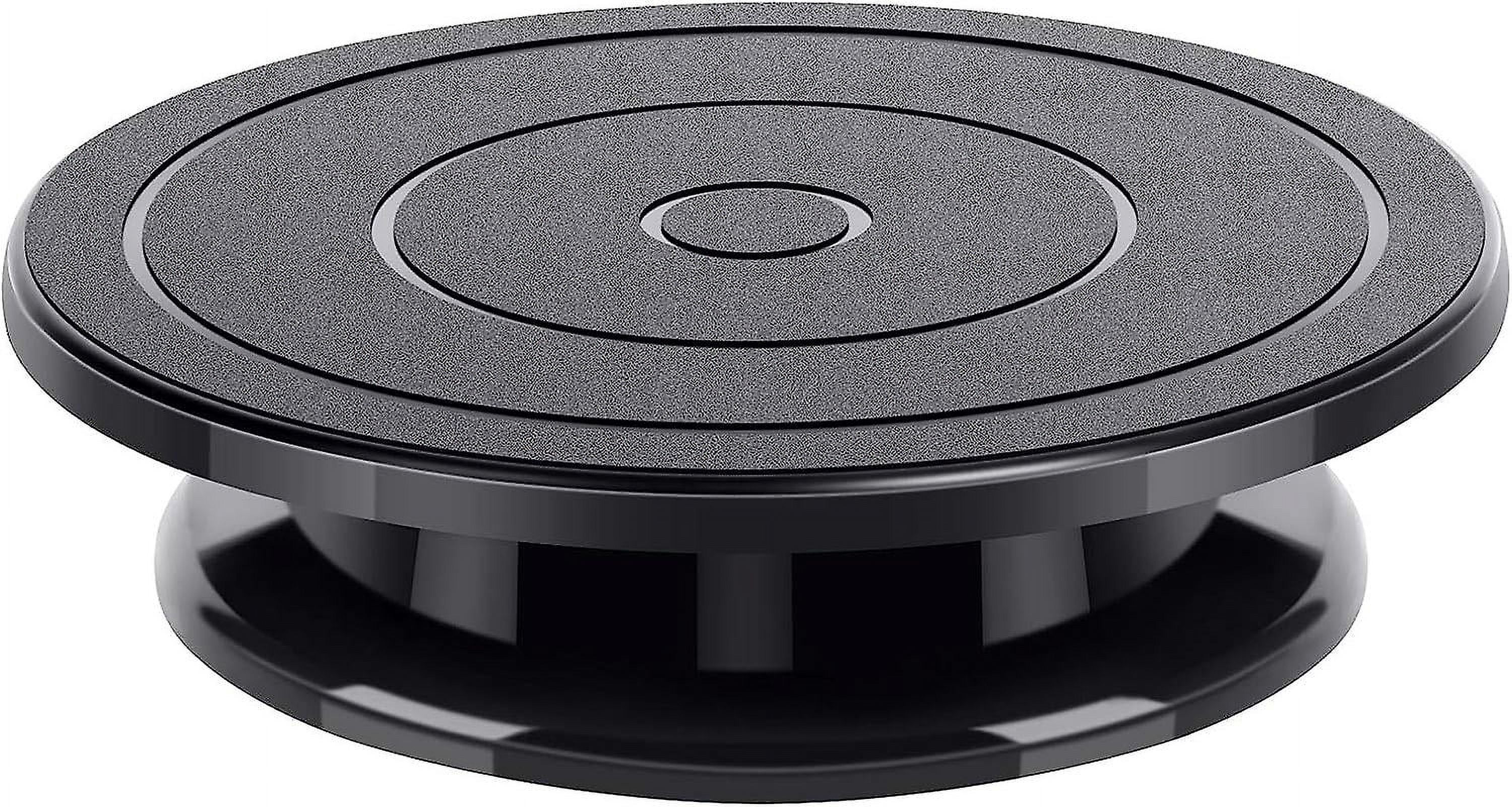 11 Inch Rotate Turntable Sculpting Wheel Revolving Cake Turntable Black ...