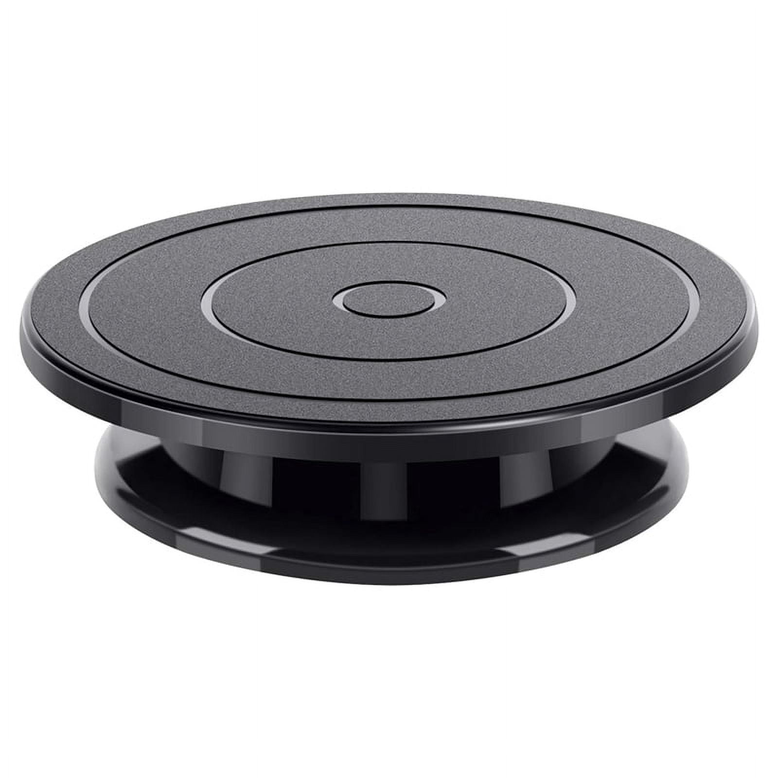 11 Inch Rotate Turntable Sculpting Wheel Revolving Cake Turntable Black ...