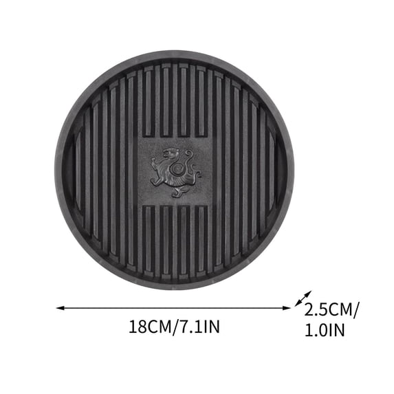 11 Inch Round Plastic Flower Pot Tray, Tempered Base Leakproof Saucer ...