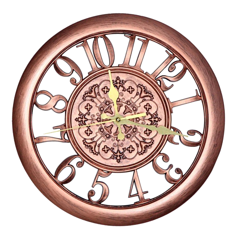 11 Inch Silent Clock Vintage Retro Wall Creative Clocks European Style ...