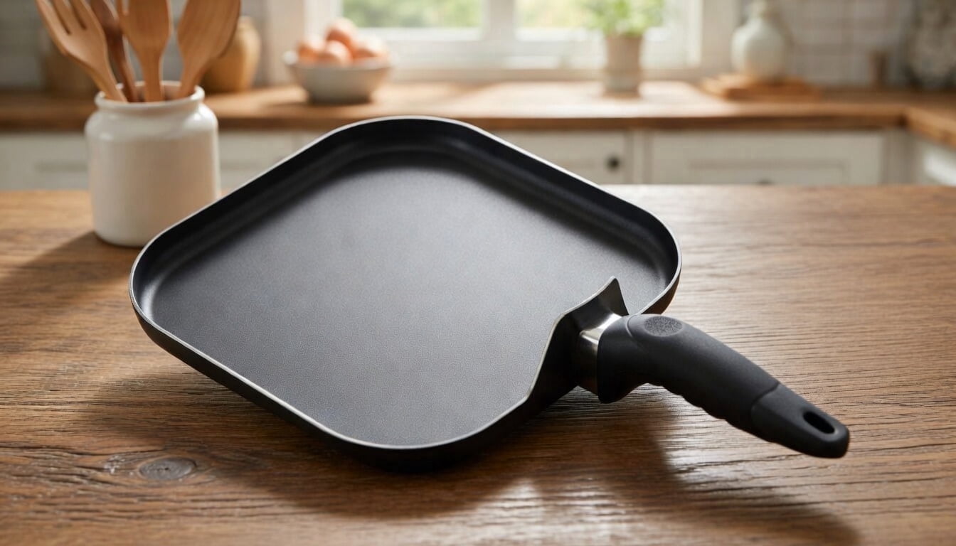 11-Inch Square Non-Stick Griddle Pan - Versatile Frying Skillet with ...