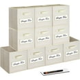 11 Inch Storage Cube,Storage bin (Set of 10) Foldable Fabric Cube ...