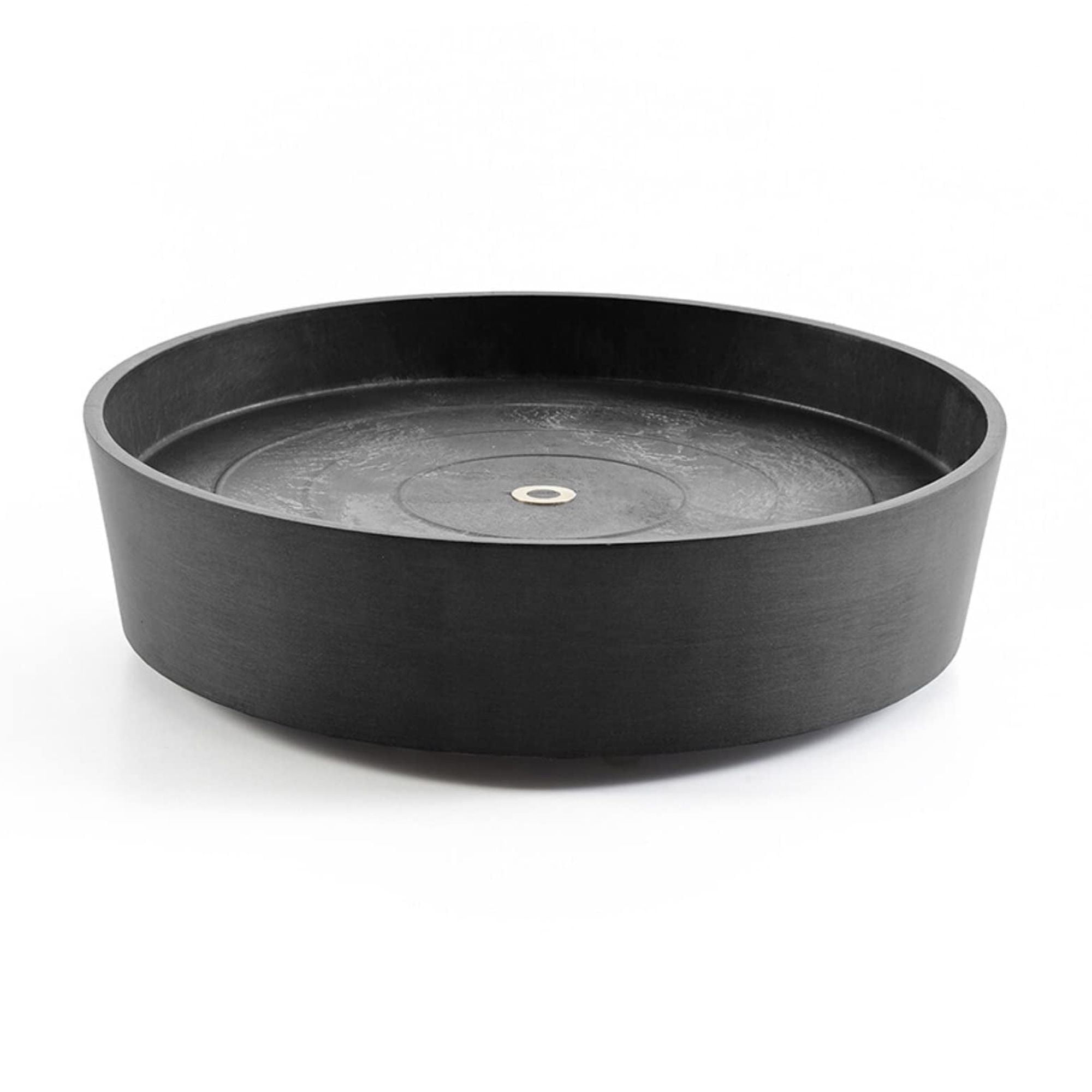 11 Inch Wheeled Flower Pot Planter with Drainage Hole, Recycled Plastic ...