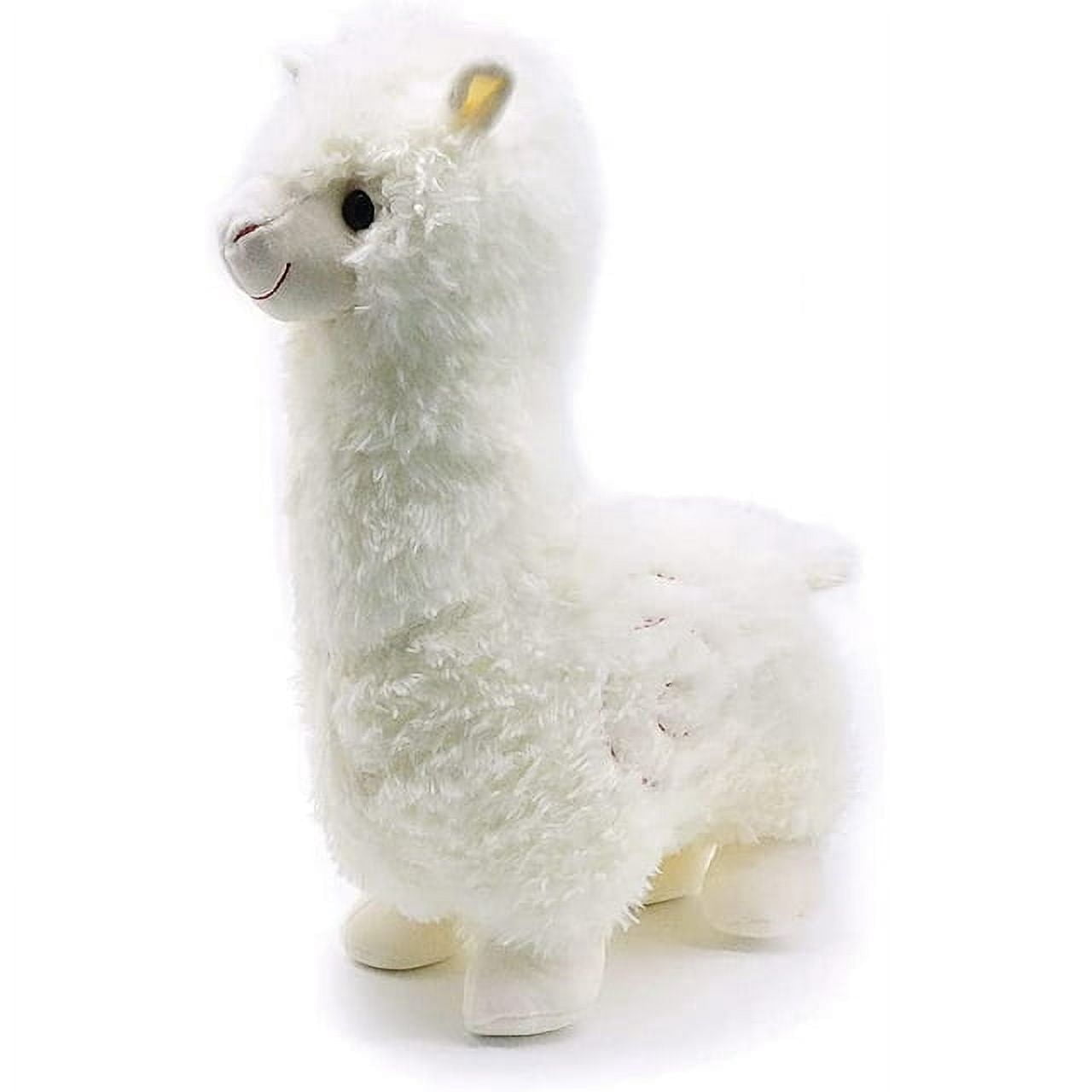 15 Inches Super Soft White Llama Stuffed Animal Plush Toy, Perfect Gift ...