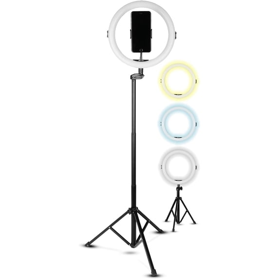 11’’ LED 12W Selfie Ring Light R11 with Wired Control, Tripod Stand ...