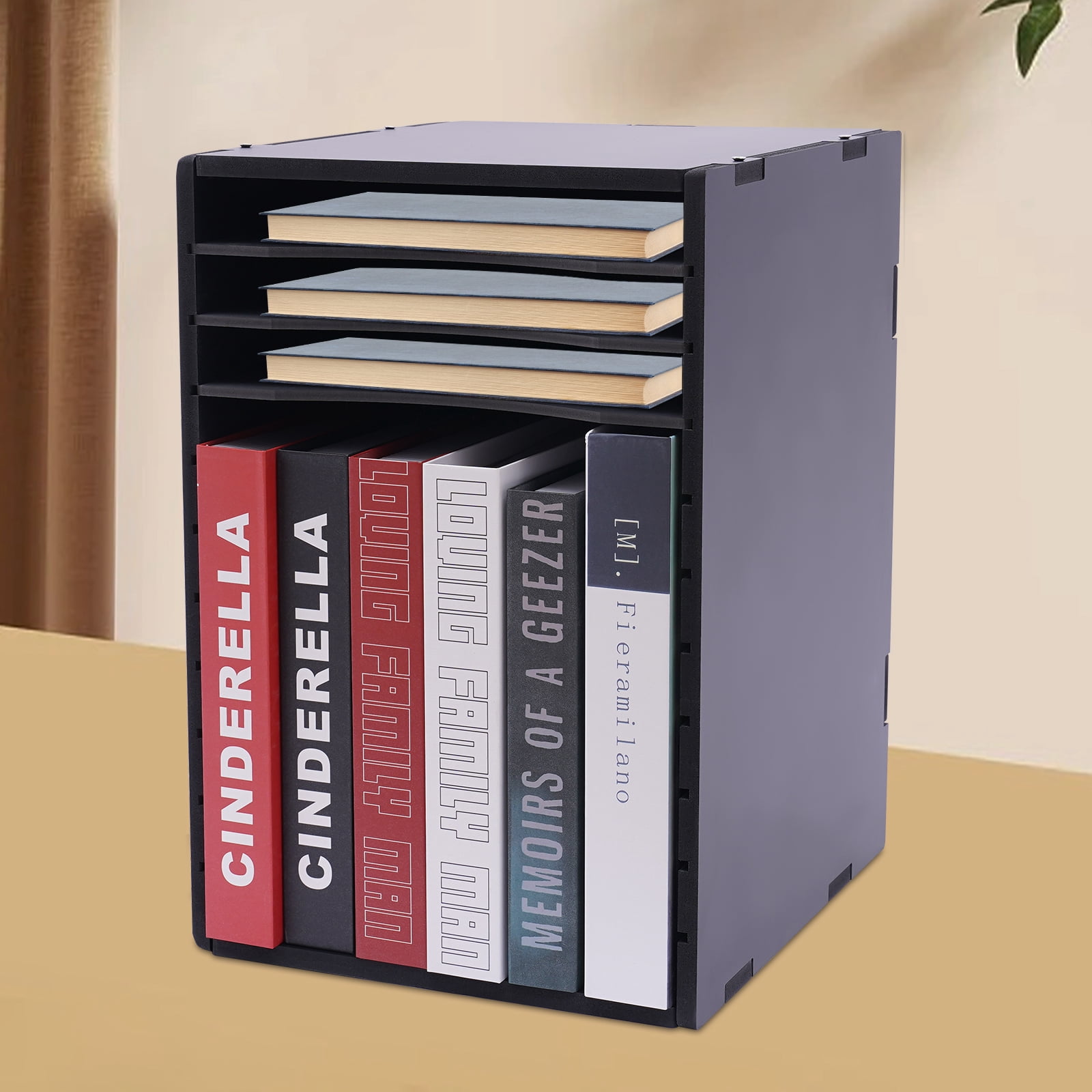 11-Layer Desktop File Organizer, Strong Load-Bearing PVC and Composite ...