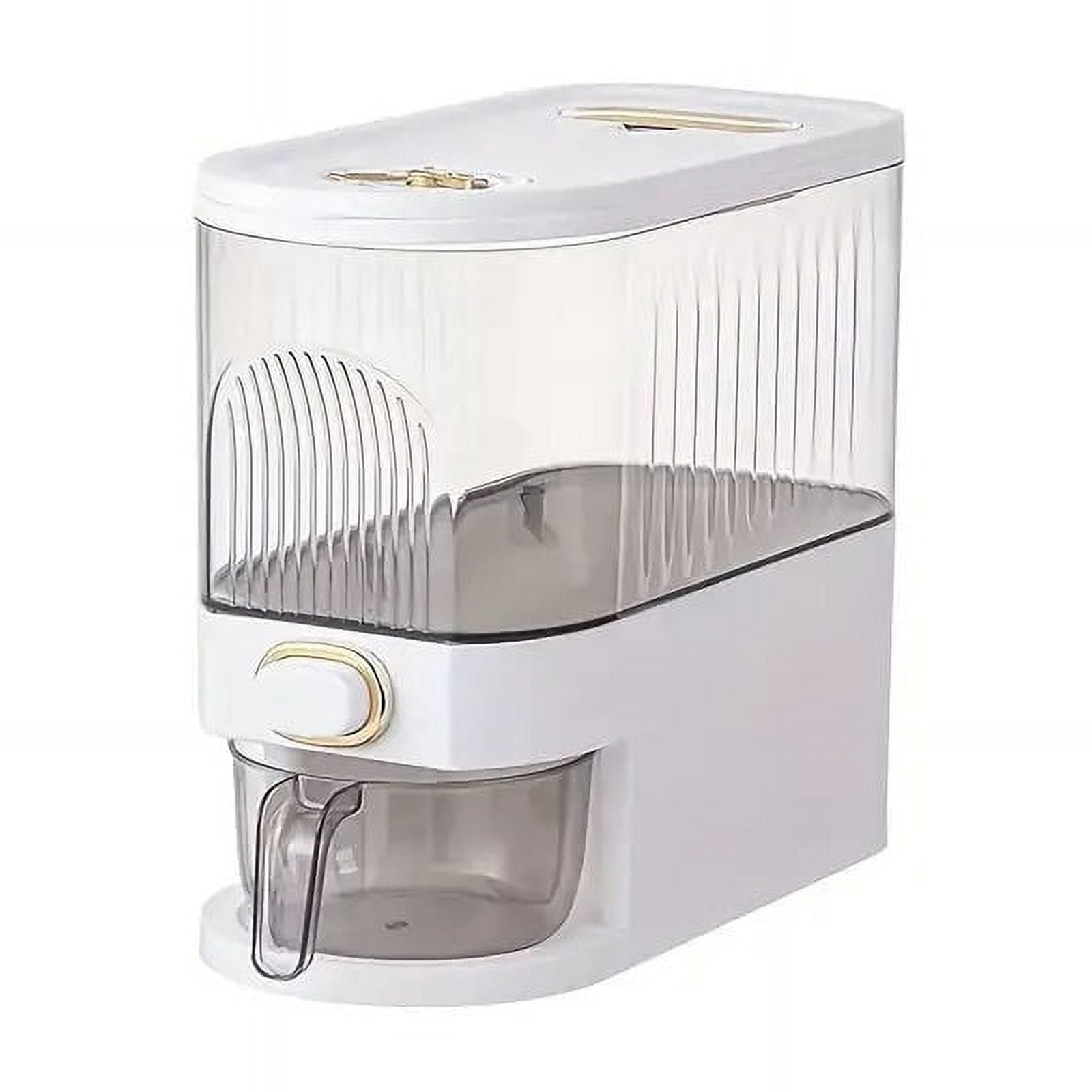 11 Lbs Rice Dispenser, Rice Container with Measuring Cup, Upgraded Lid ...