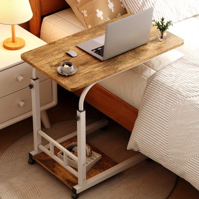11-Level Adjustable Computer Desk - C-Shaped Design - No Assembly ...