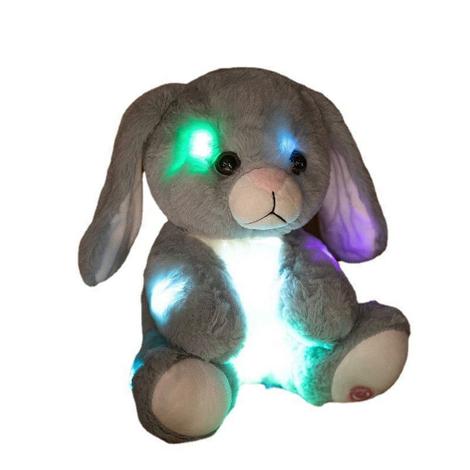 11'' Light up Rabbits Stuffed Animal Glow Soft Plush Toy LED Nightlight ...