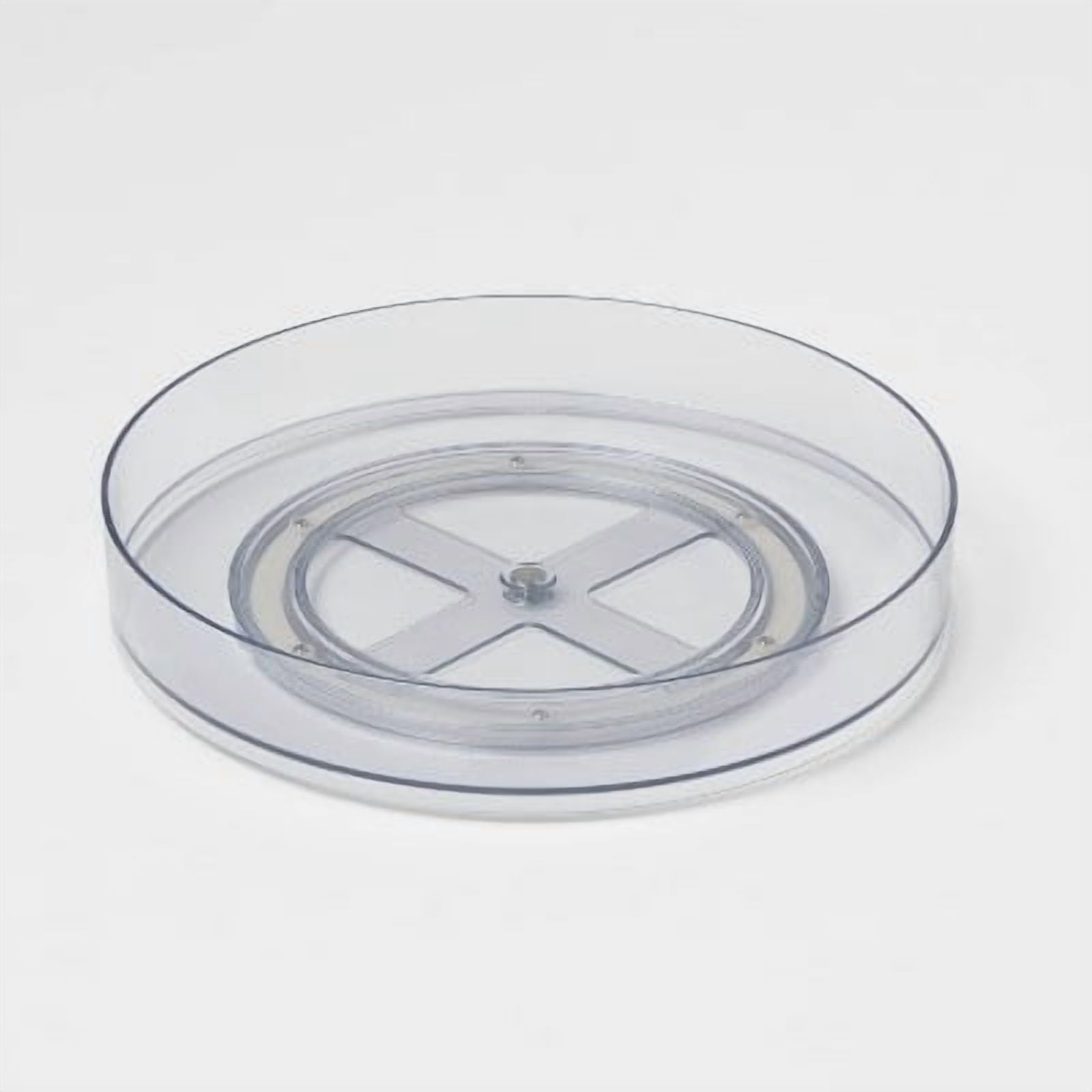 11'' Low Plastic Lazy Susan Turn Table Clear - Kitchen Cabinet ...