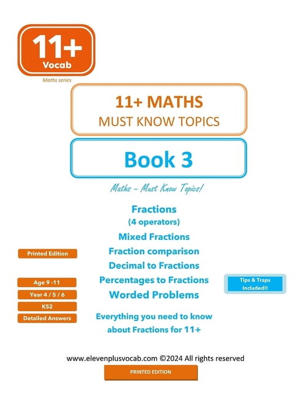 11+ Maths 11+ Maths - Book 3: Everything you need to know about ...