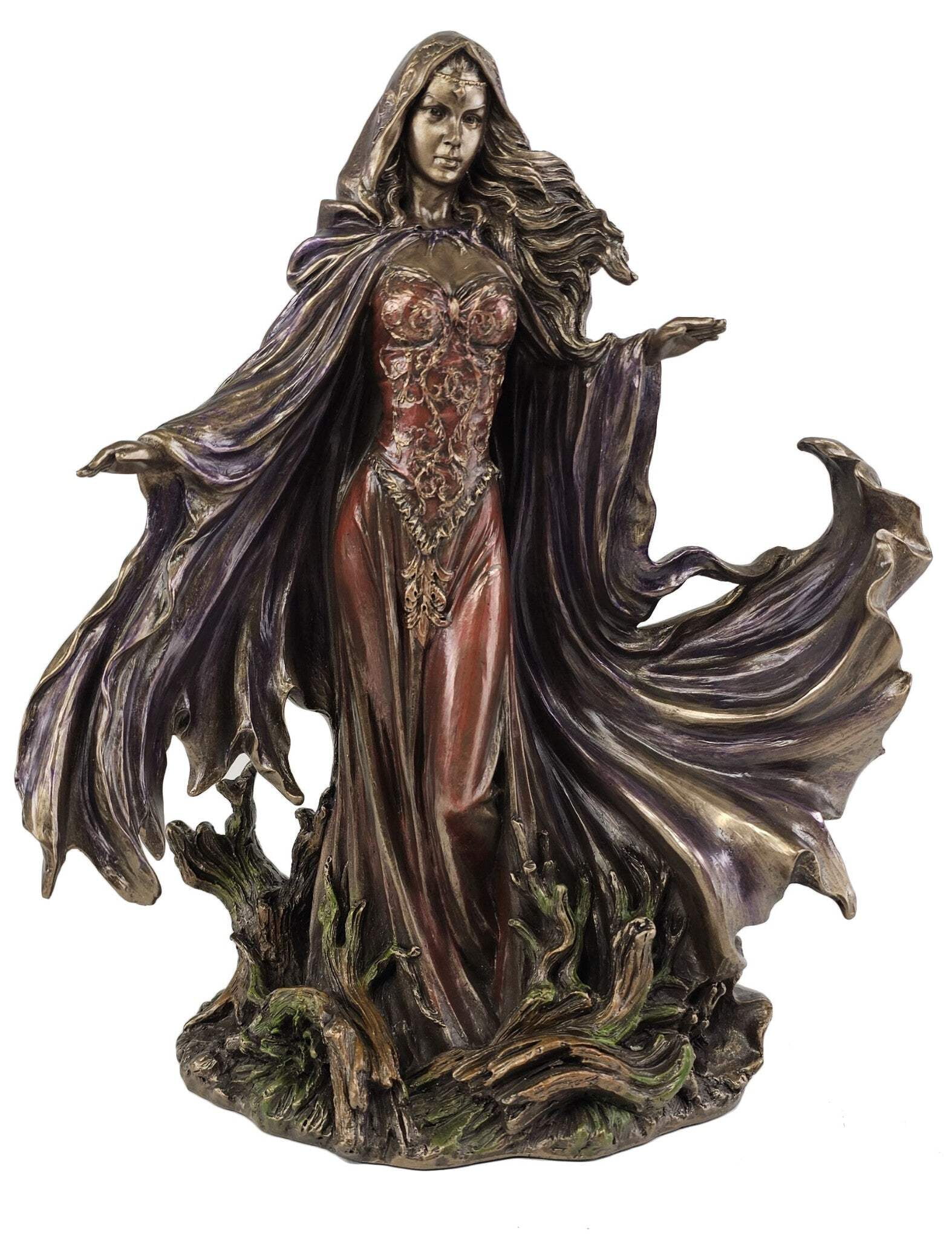11" Morgana Arthurian Legend by Monte Moore Statue Antique Bronze Color ...