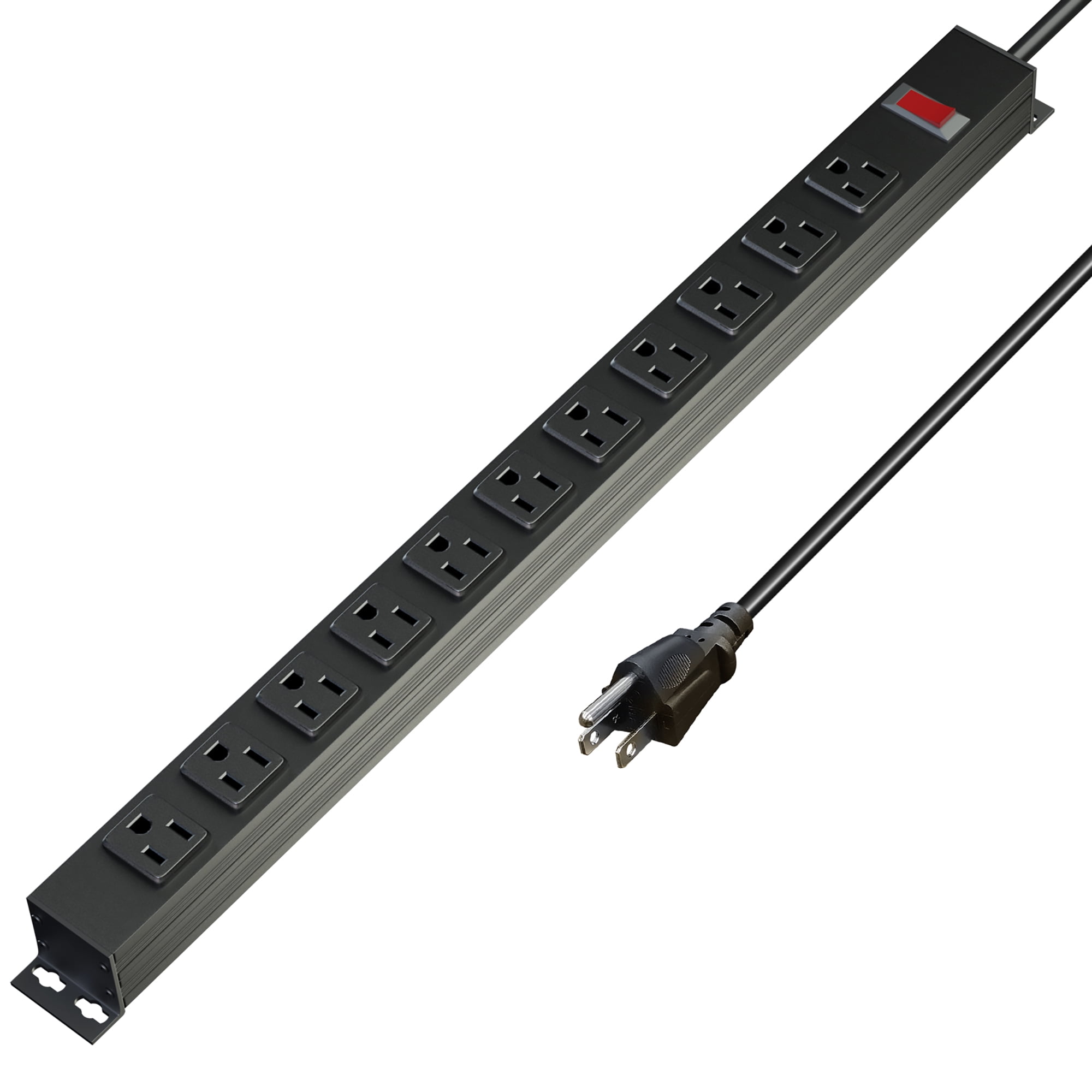 11-Outlet 1850W 6 ft Power Cord Surge Protector - Walmart.com