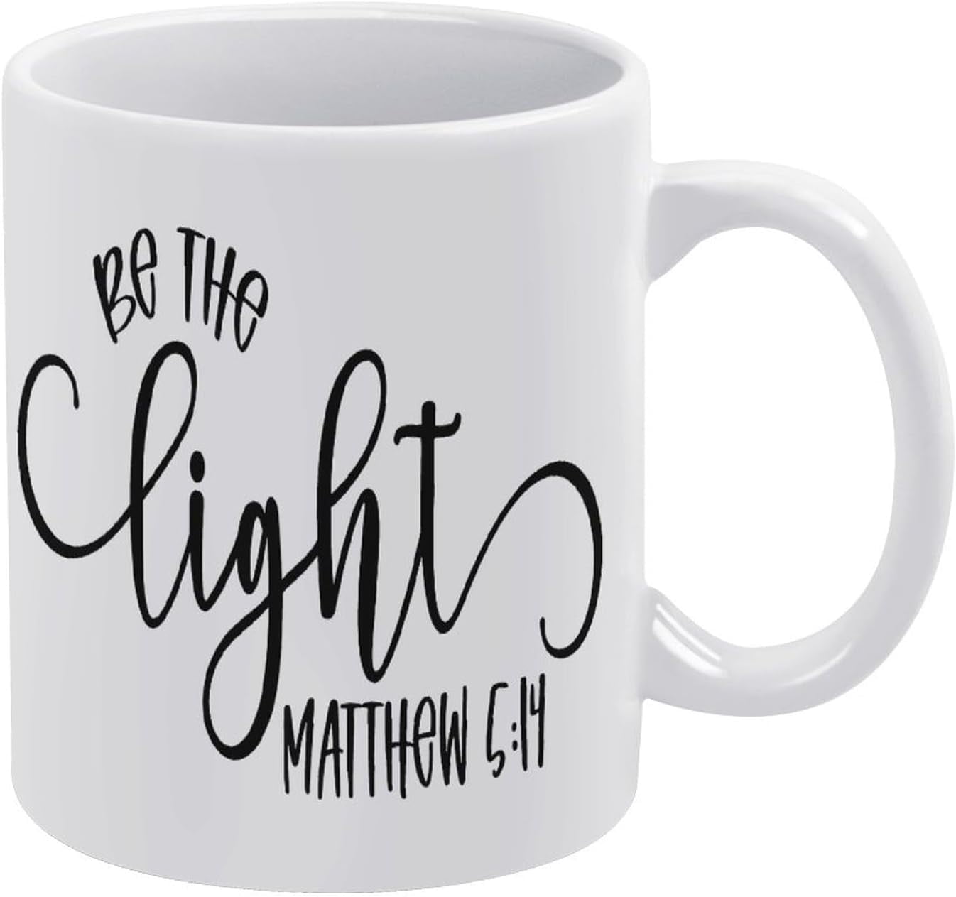 11 Oz White Coffee Mug - Matthew 514 Bible Verse Be The Light - Ceramic ...