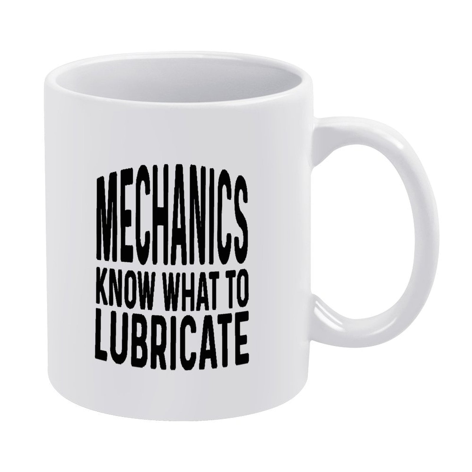 11 Oz White Coffee Mugs Mechanic Know What To Lubricate Tea Cup ...
