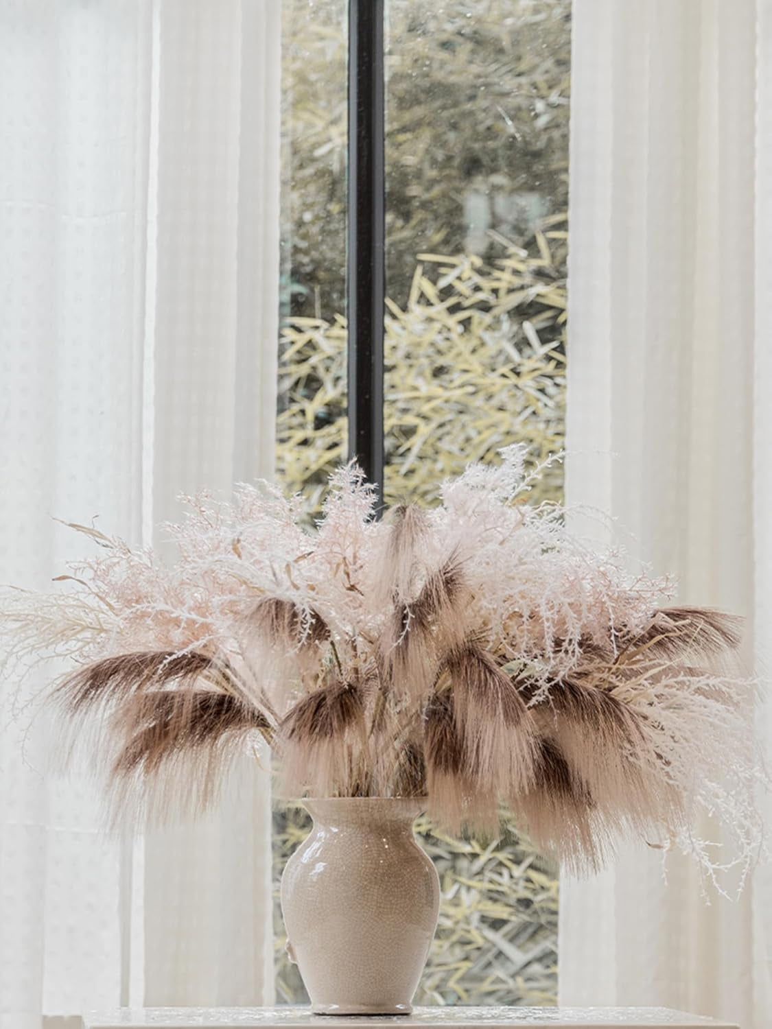 11 PCS 28 inch Artificial Fall Pampas Decor Stems, Fall Decorations ...