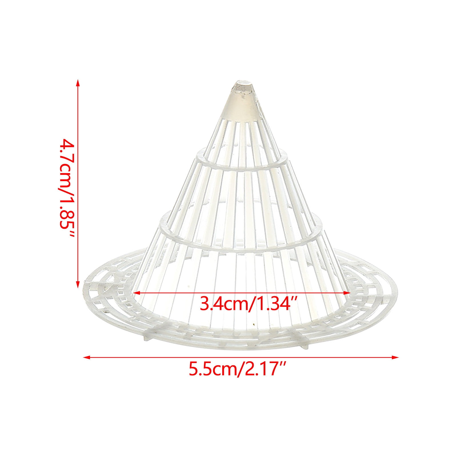 11 Pack Flower Pot Hole Mesh Pad Plastic Cone Bottom Grid Gasket Drain ...