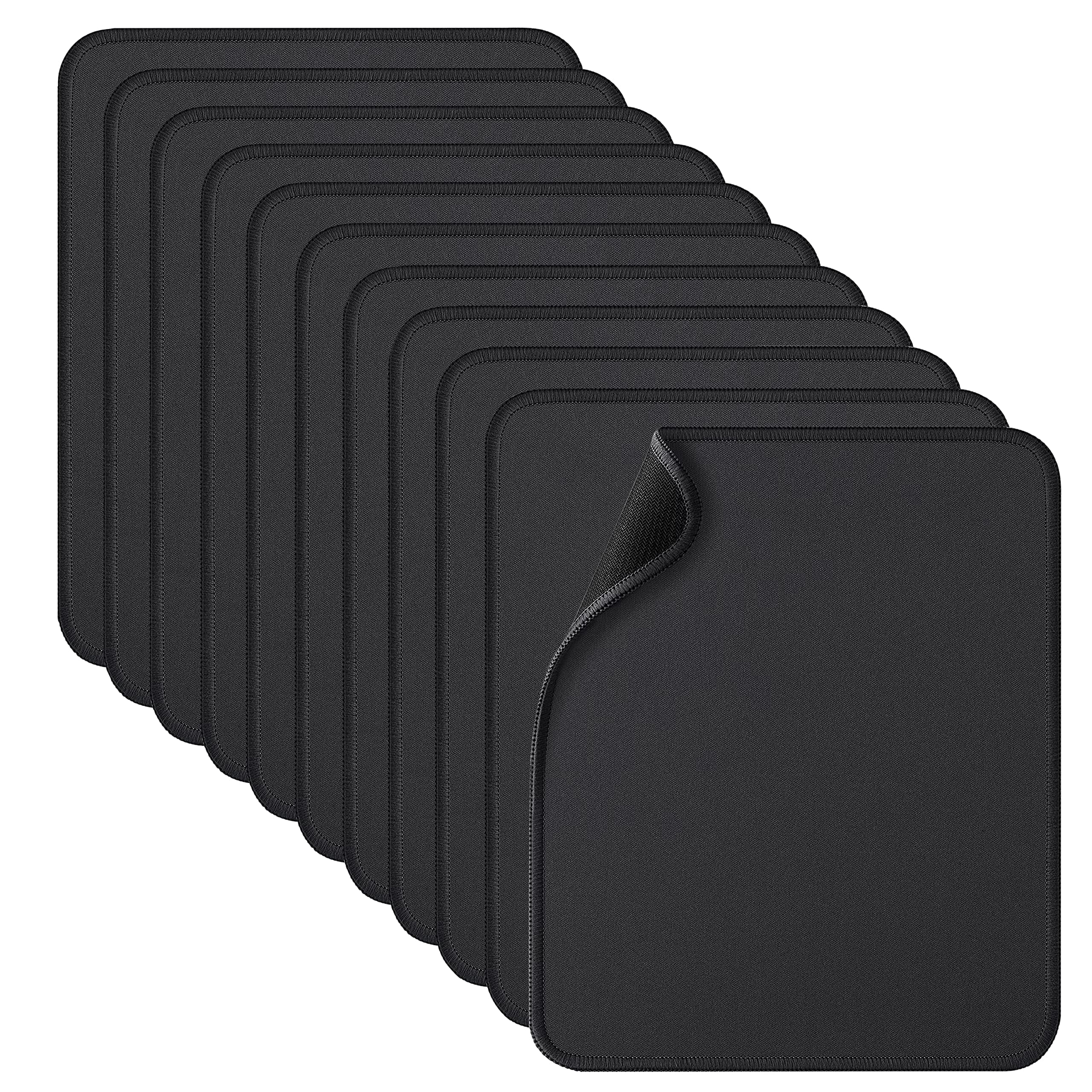 11 Pack Mouse Pad with Reinforced Stitching Edge, Washable Mousepad ...