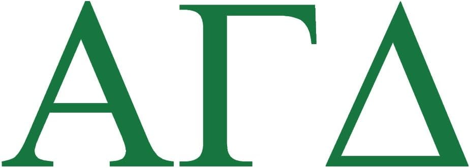 11 Pack - StickerDad® Alpha Gamma Delta Sorority V1 - Greek Vinyl Decal ...