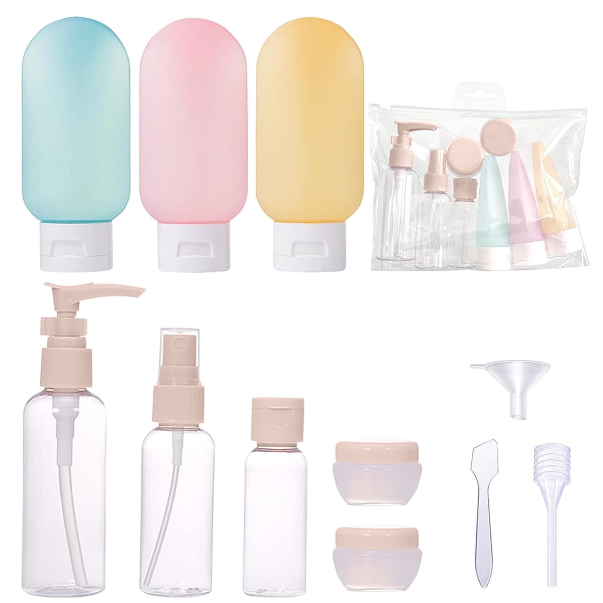 11 Pack Travel Containers for Toiletries, Travel Bottles Set, Leak ...