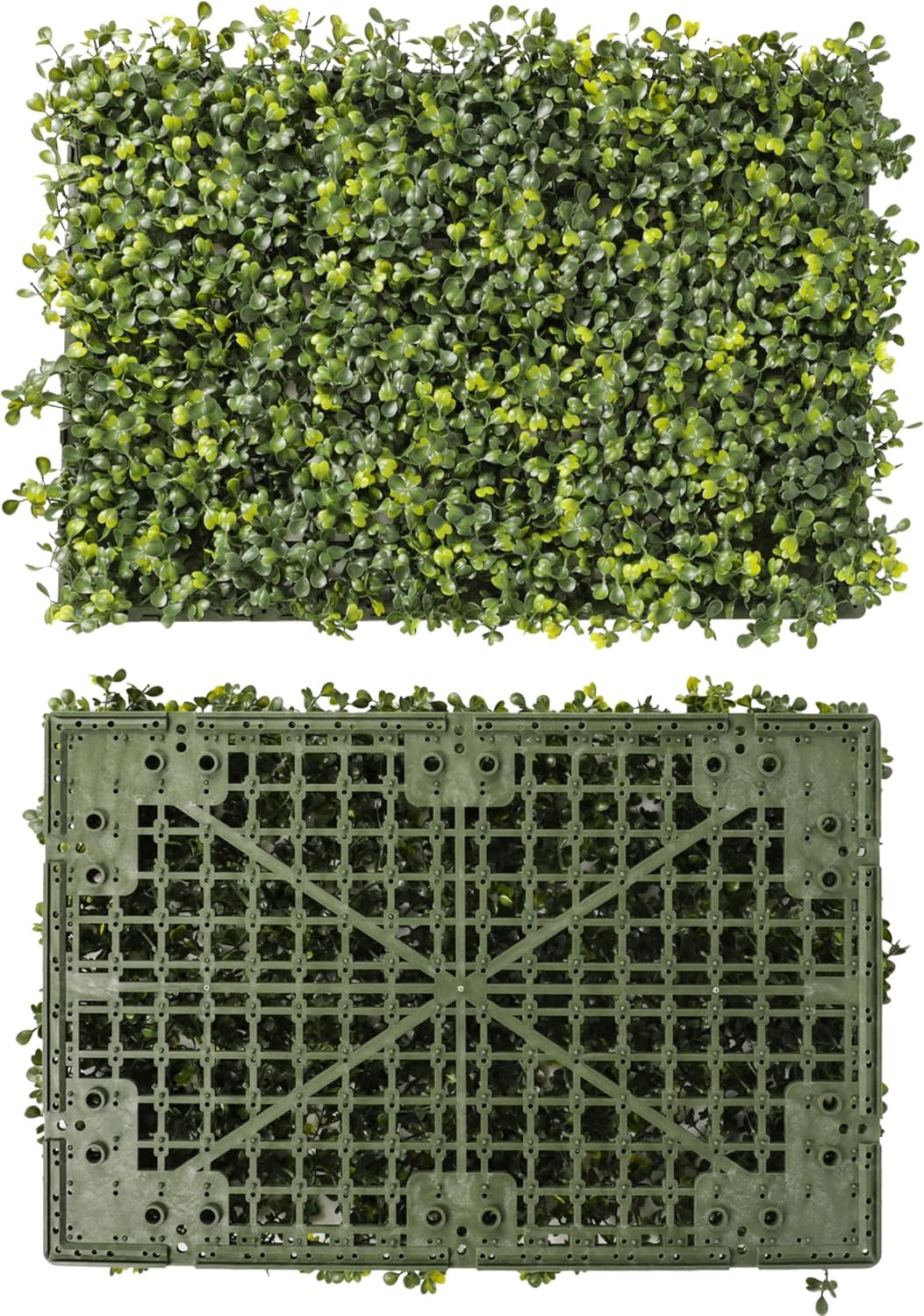 11 Packs 18"x12" Artificial Boxwood Grass Wall Panel Topiary Hedge ...