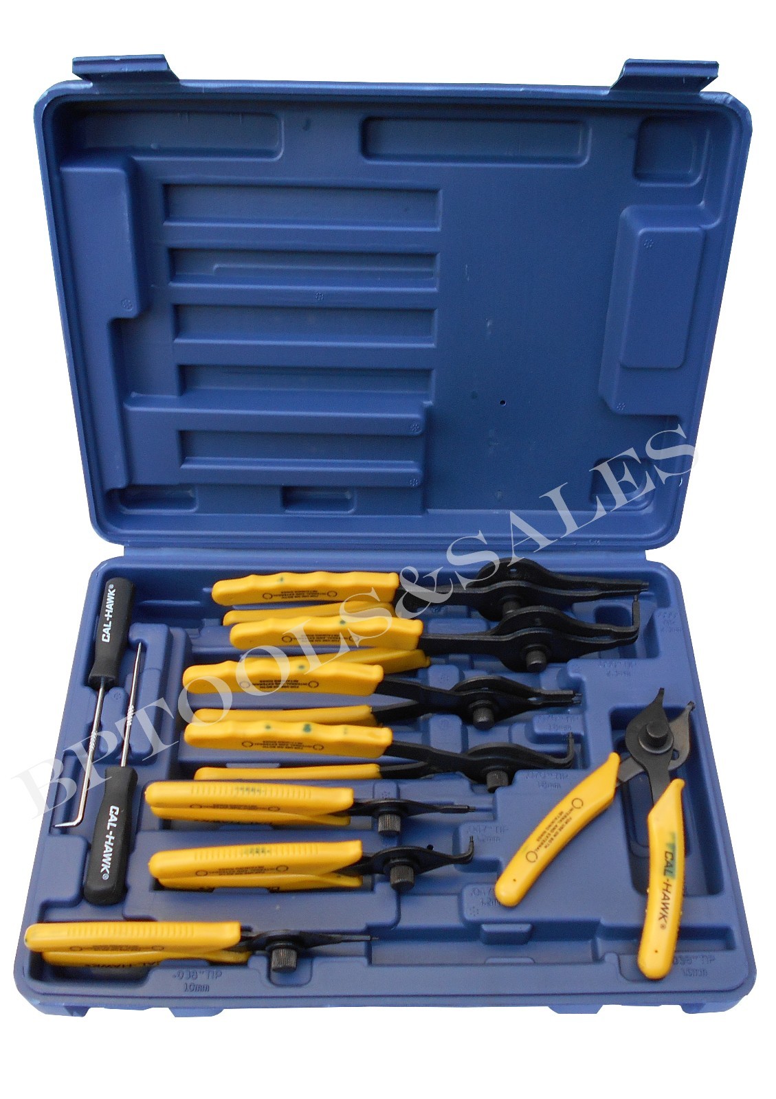 11 Pc Snap Ring Pliers Set Mechanics Circlips Auto Tool Internal ...