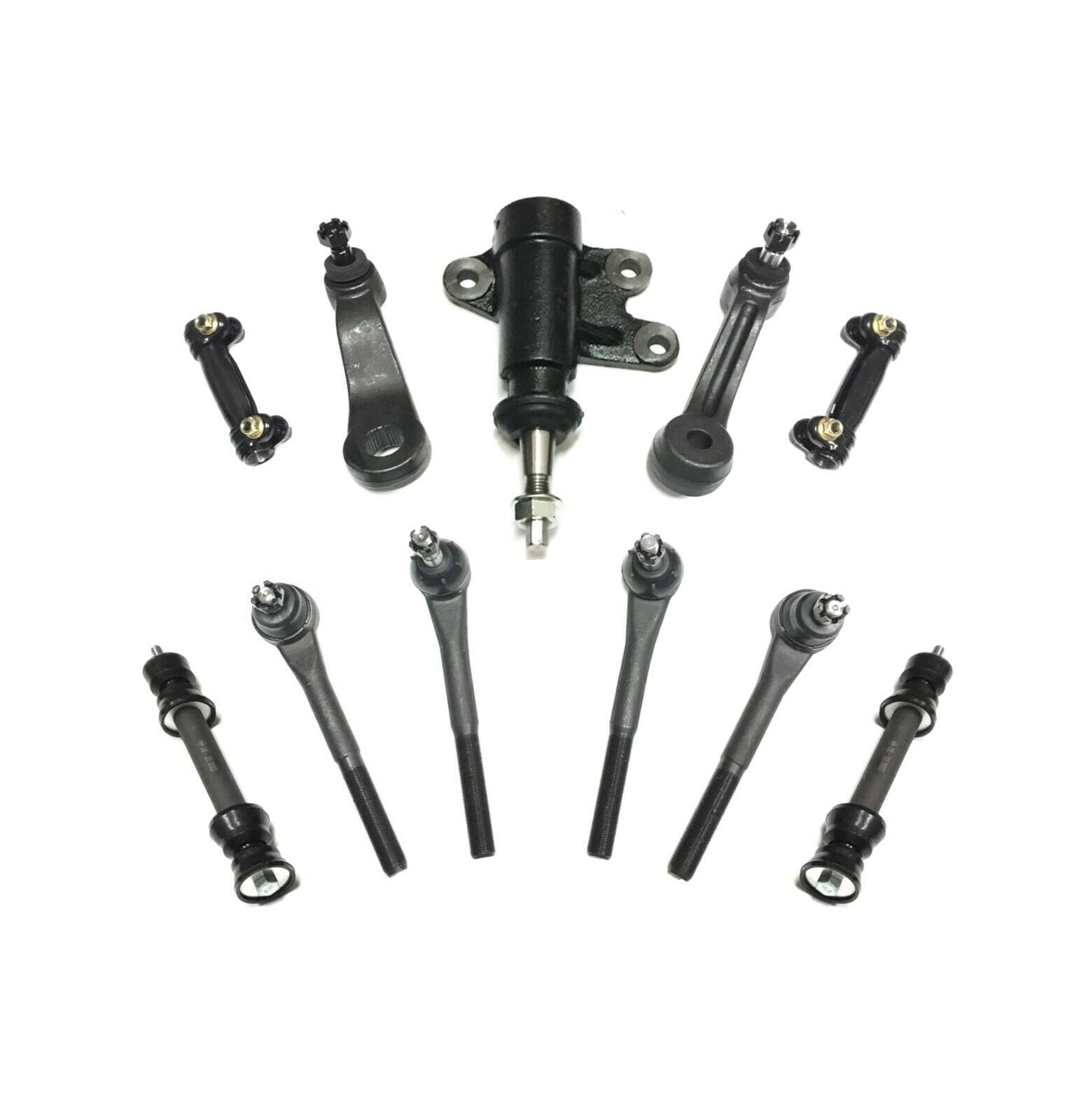 11 Pc Steering & Suspension Kit Sway Bars Tie Rod Ends Pitman Idler Arm ...