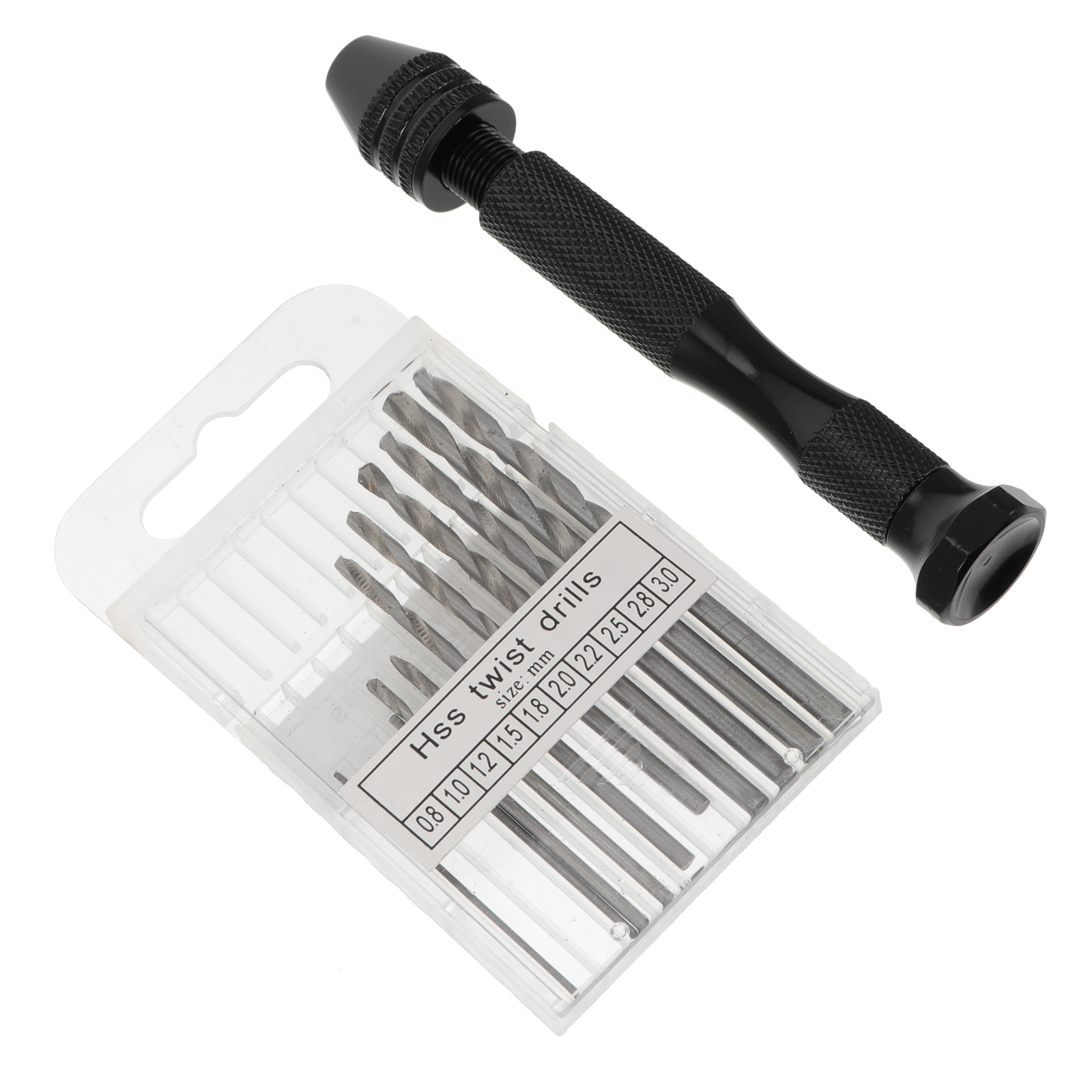 Raindrops Hand Drill Bit Set with 11 Pieces for Household Use Precision ...