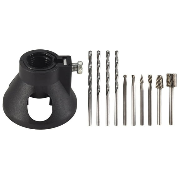 11 Pcs Multipurpose Cutting Guide Kit Shank HSS Routing Router Bits and ...
