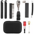 11 Pcs Portable Multifunction Bike Repair Tool Kit, Includes Mini Pump ...