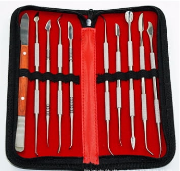11-Piece Clay Sculpting Tool Set – Wooden Modeling Tools for Pottery ...