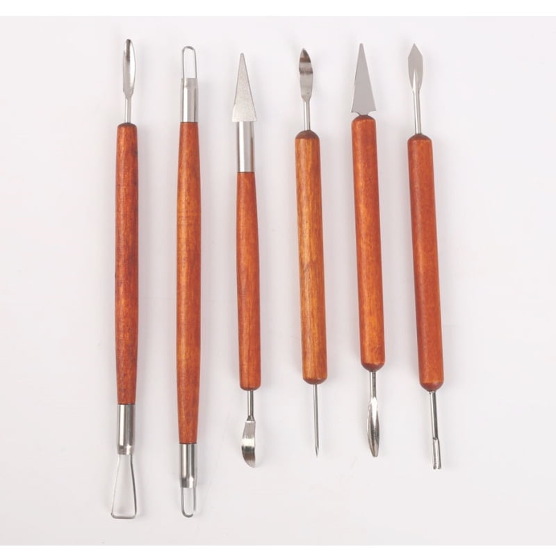 11-Piece Clay Sculpting Tool Set – Wooden Modeling Tools for Pottery ...