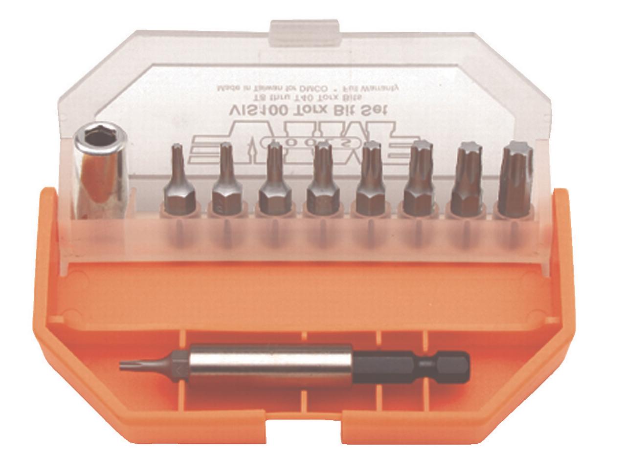 11 Piece Hex Bit Set T8-T40 - Walmart.com