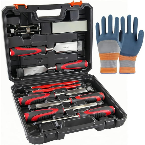 11 Piece Wood Chisels for Woodworking,Wood Chisel Sets Woodworking ...