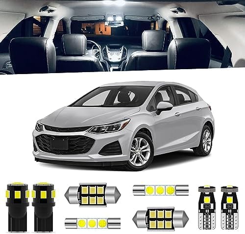 11-Pieces Cruze Interior LED Light Kit for Chevrolet Chevy Cruze 2011 ...