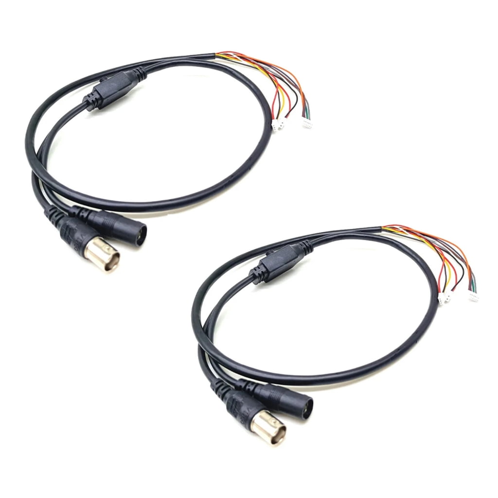 11 Pin CCTV Camera Connection Cable With OSD Menu Button Power Supply ...