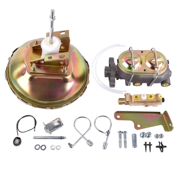 11" Power Brake Booster Kit w/ Master Cylinder & Proportioning Valve ...