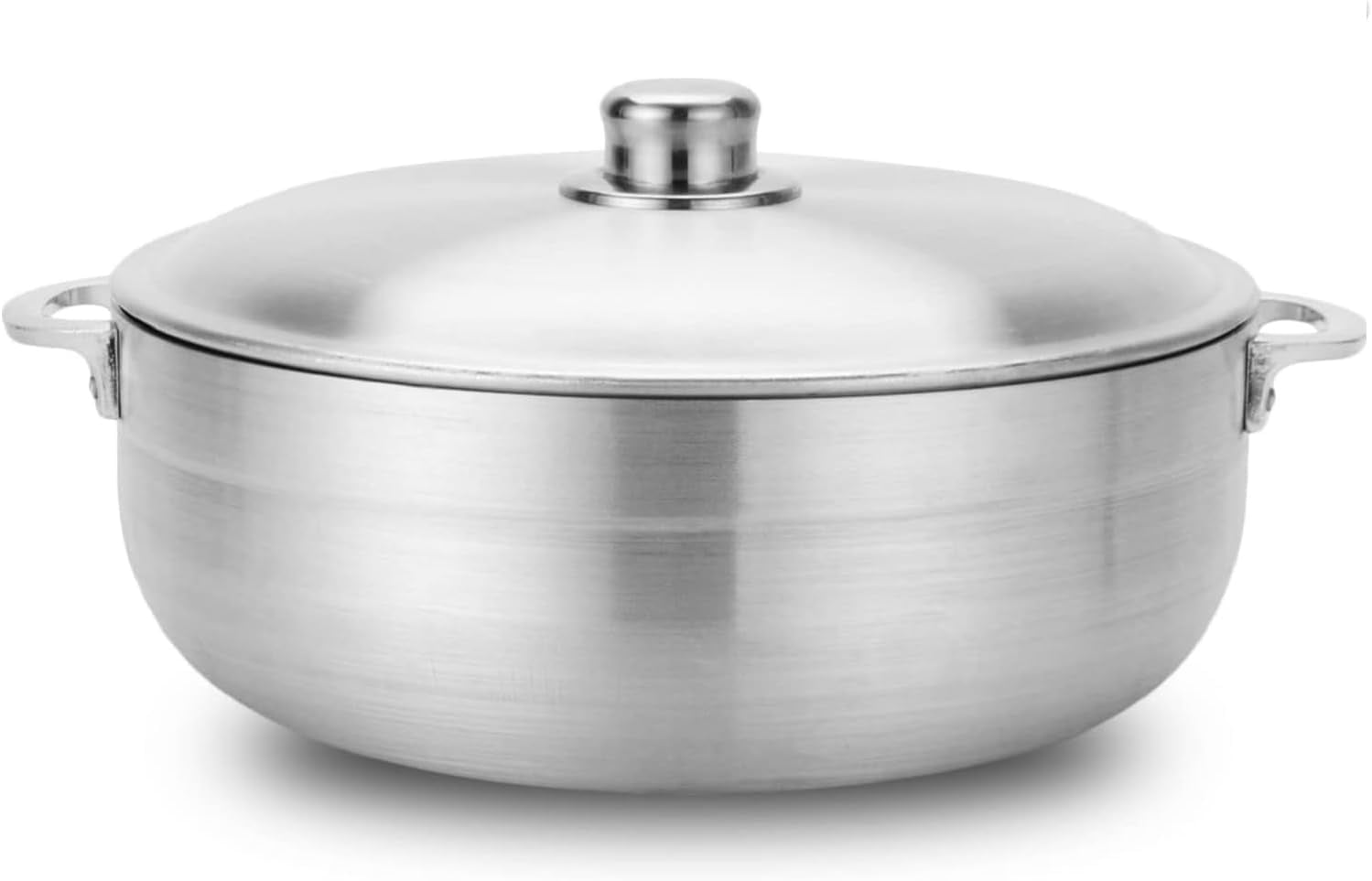 11-Quart Gourmet Aluminum Caldero Stock Pot, Cooking Dutch Oven ...