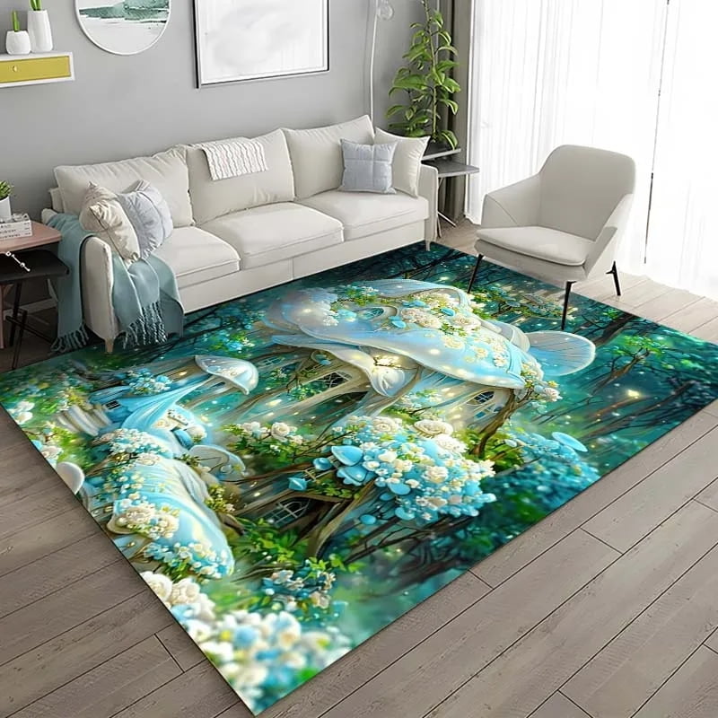 11 Size Fairy Tale House Pattern Rug Fantasy Mysterious House Carpet ...