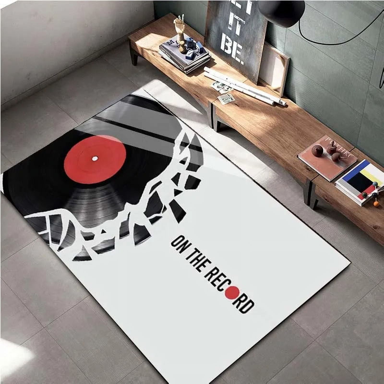 11 Size Vinyl Disc Player Phonograph Music Rug for Bedroom Living Room ...
