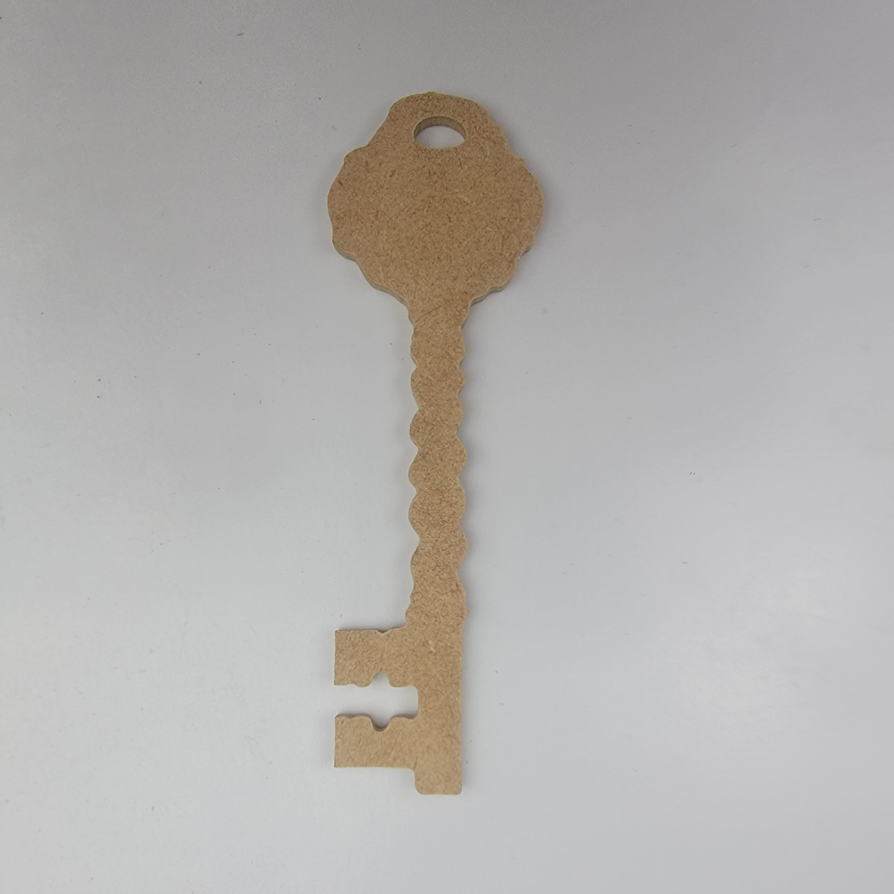 11" Skeleton Key, Unfinished MDF Art Shape by Wooden Craft Cutouts, 1-4 ...