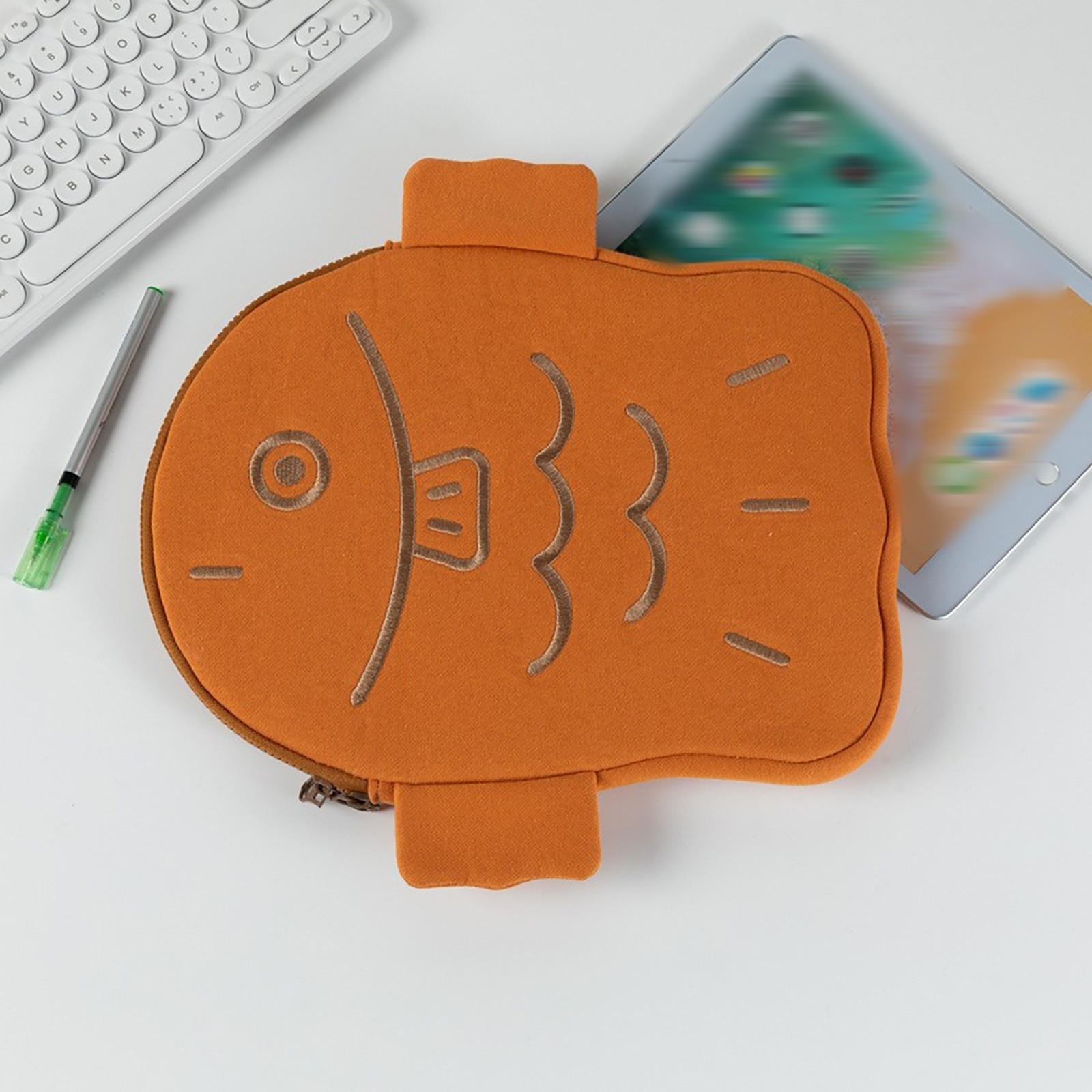 11'' Sleeve Bag Fish Shaped Laptop Case Cute Appearance Tablet Sleeve ...