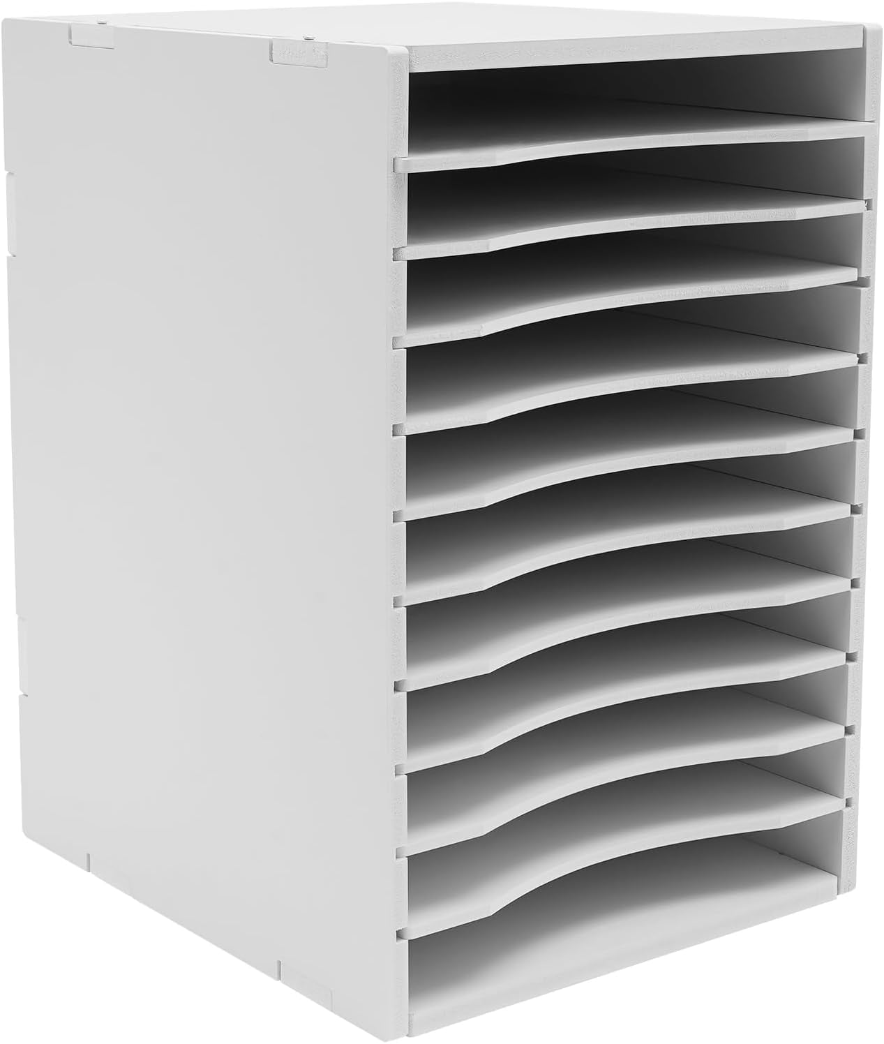 11 Slots Vertical Desktop Sorter, Mail Organizer Vertical File ...