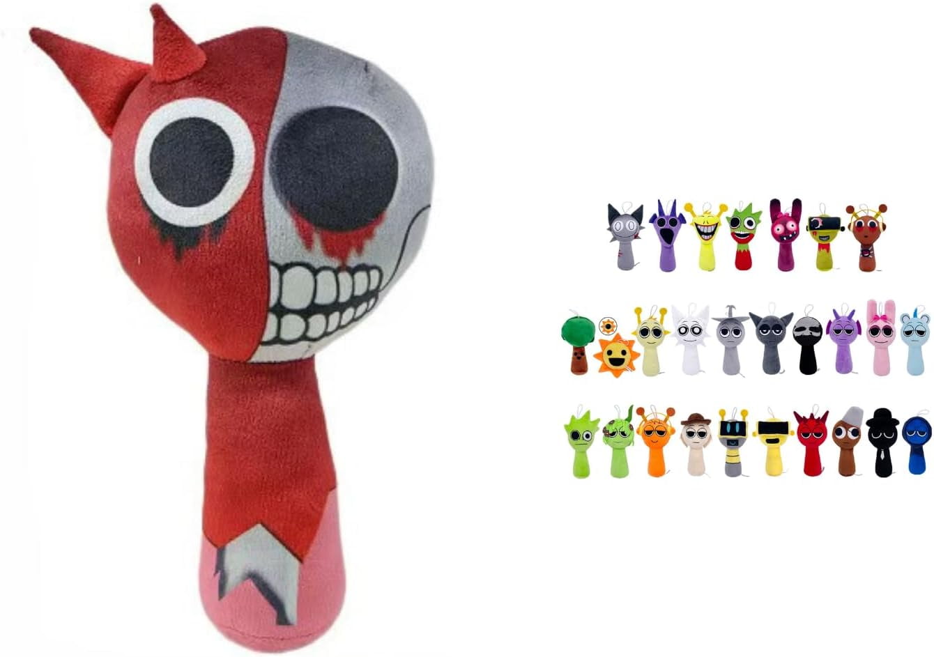 11'' Sprunki Horror Plush Stuffed Animals - Full Collection of Wenda ...