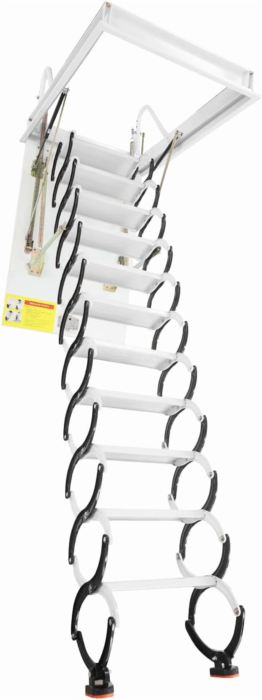 11 Steps Attic Ladder Pull Down System Ceiling Mounted Pull Down Attic ...