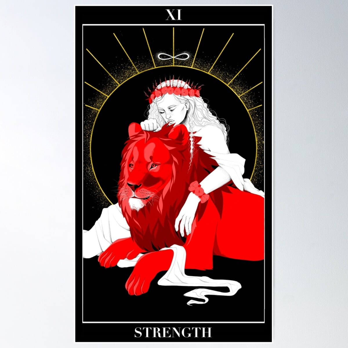 11 - Strength Poster Wall Art Modern Wall Decor For Living Room Bedroom ...