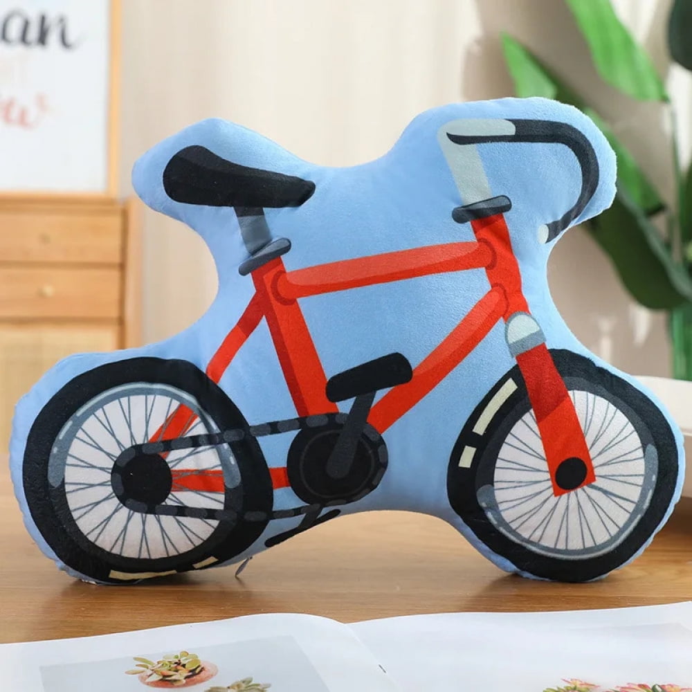 11 Styles Cartoon Vehicle Plush Toys Stuffed Train Police Car Fire ...