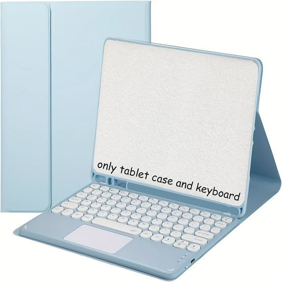11" Tablet Keyboard with Multi-Touch Trackpad: Detachable Wireless ...