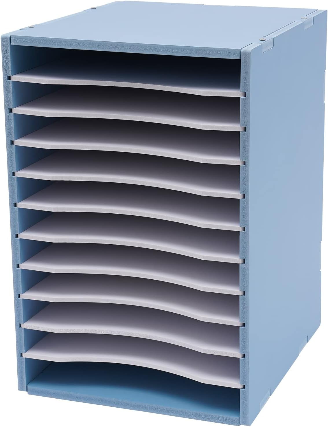11-Tier Paper Organizer for Desk, Vertical Desktop Sorter Paper Sorter ...
